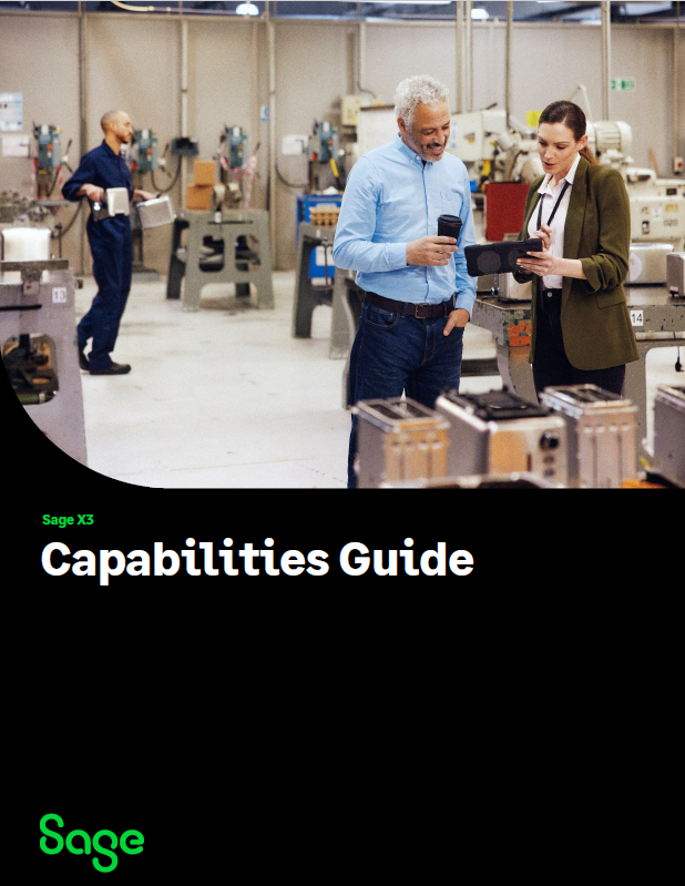 Sage X3 Capabilities Guide | Sage X3 Features | Inixion